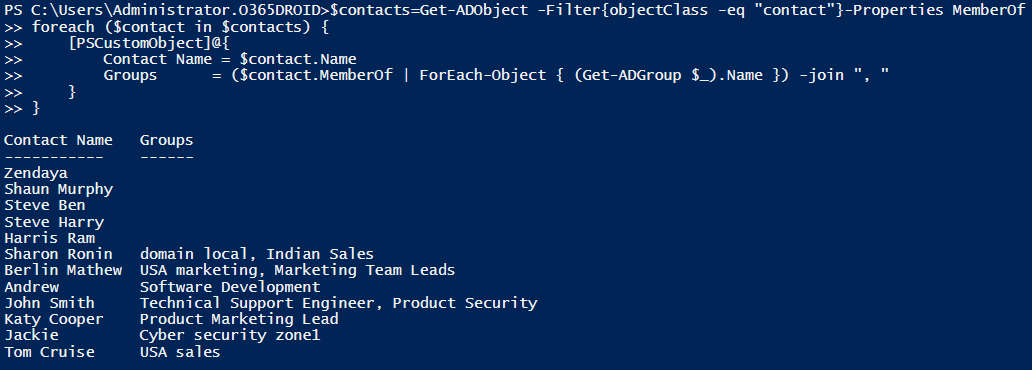 Find Group Membership in Active Directory