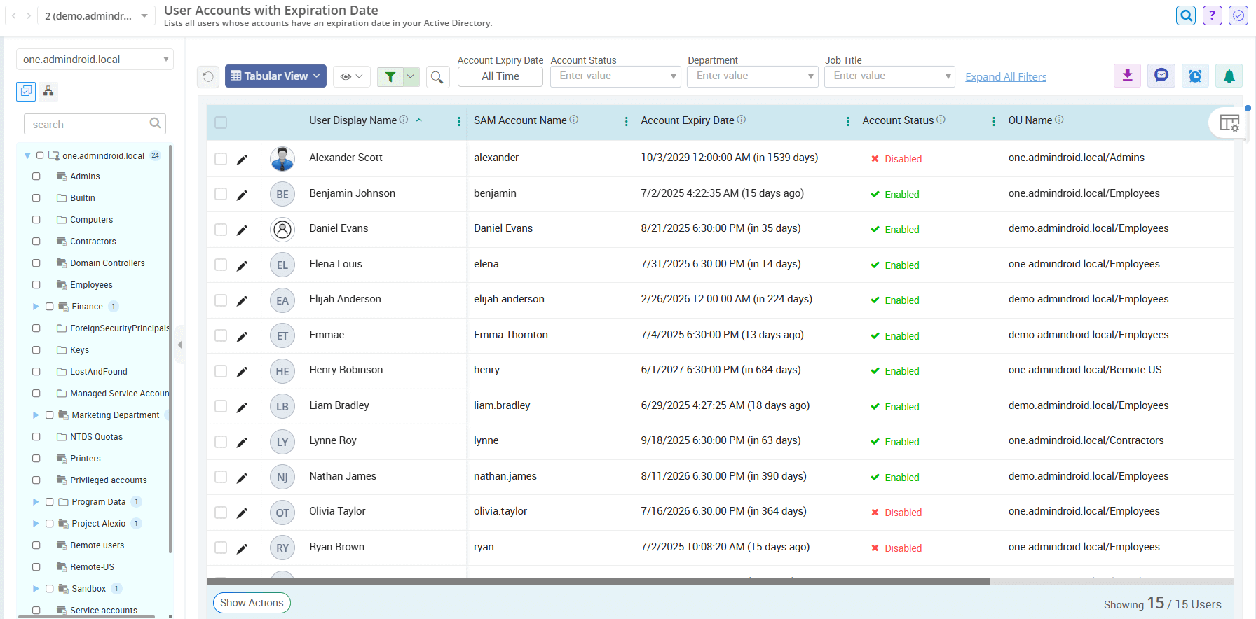 Check User Account Expiration Date in Active Directory