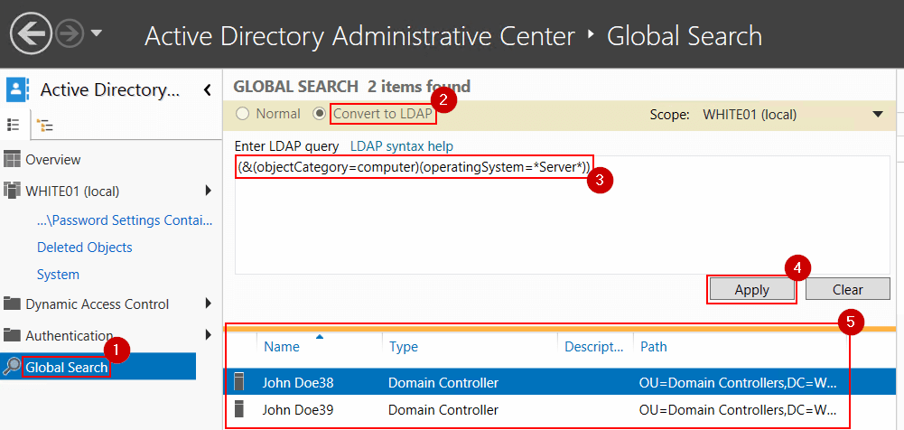 Find All Servers in Active Directory