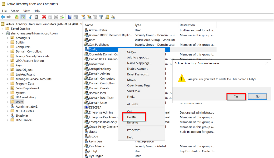 Find Deleted Users in Active Directory