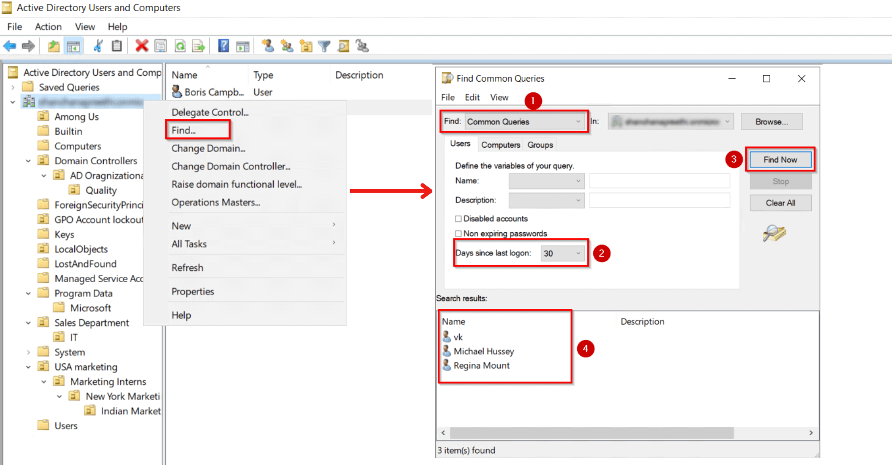 Find Inactive Users in Active Directory