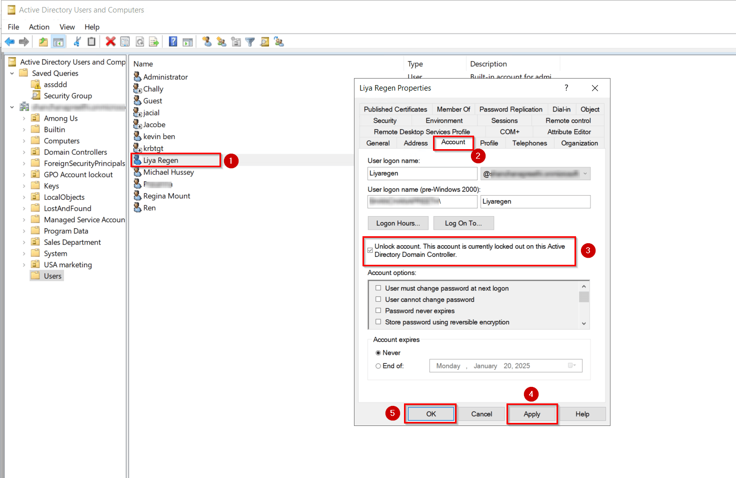 Find Account Locked-out Users in Active Directory