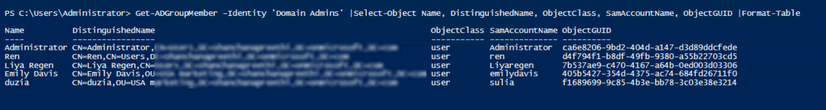 Get Security Group Members List in Active Directory