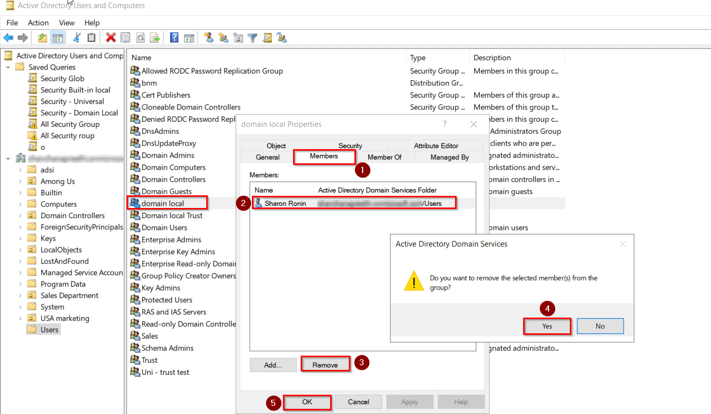 Get Security Group Members List in Active Directory