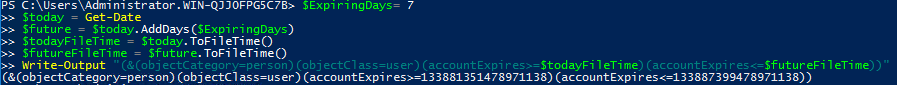 Check Expiring User Accounts In Active Directory