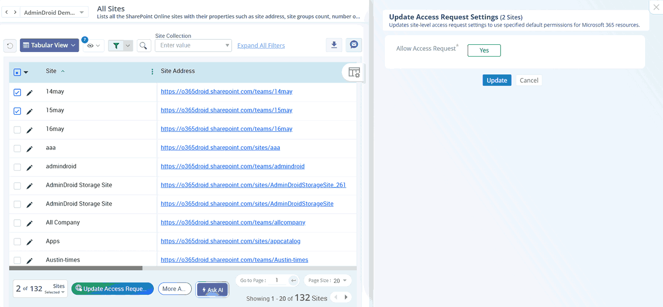 Track Site Access Requests in SharePoint Online